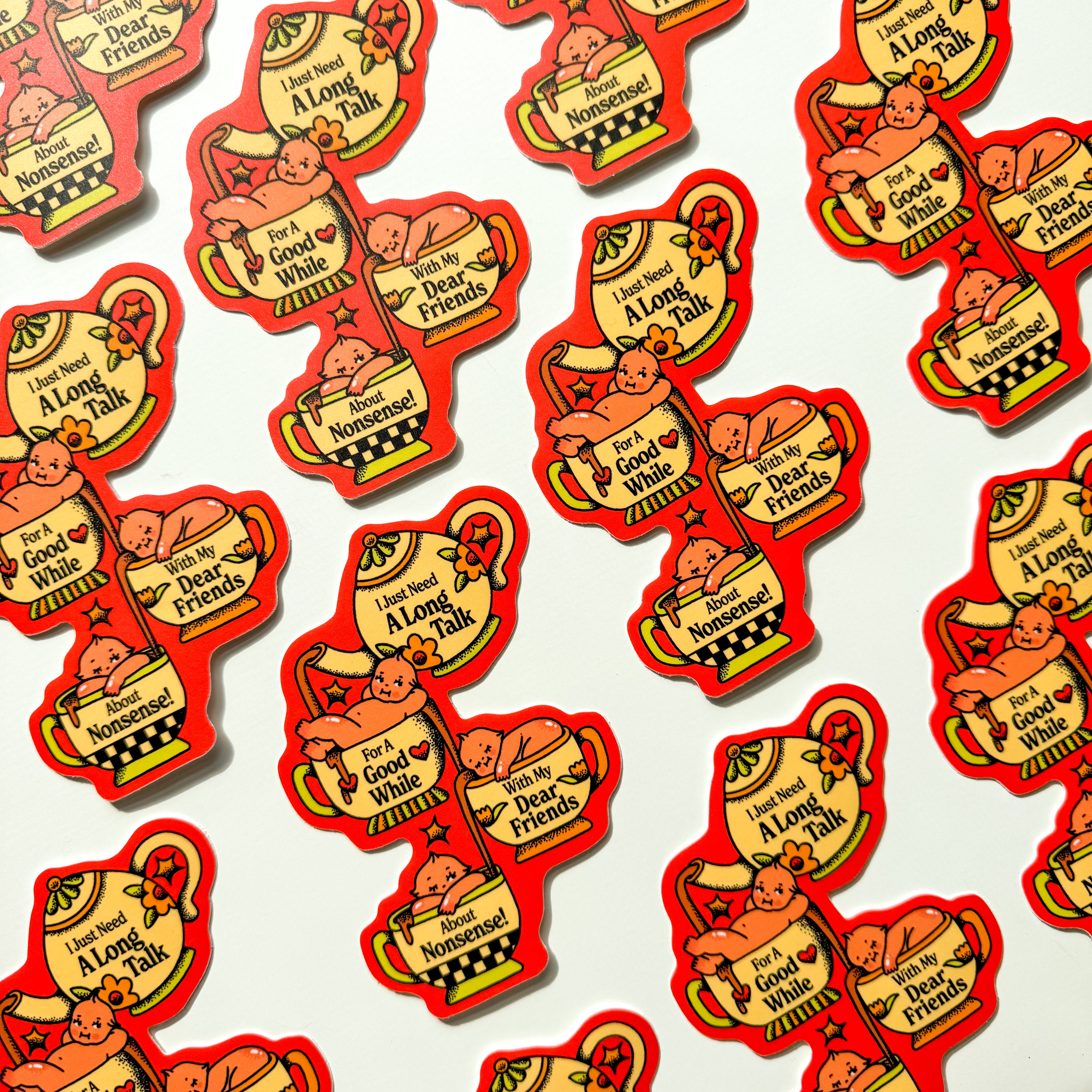 DEAR FRIENDS STICKER – REN-O-GRAPHICS
