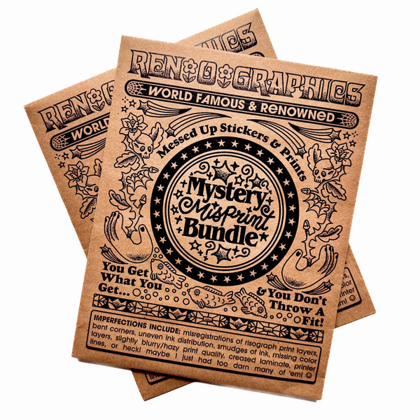 MYSTERY MISPRINT BUNDLE – REN-O-GRAPHICS
